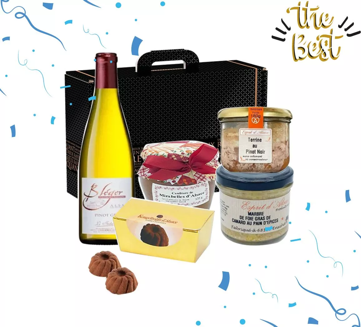 Panier Gourmand Garni Homme Alsacien